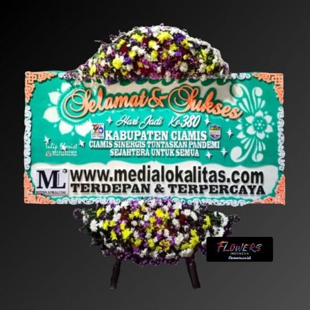 Papan Custom Simbolis Juara 2 – Flowers Indonesia